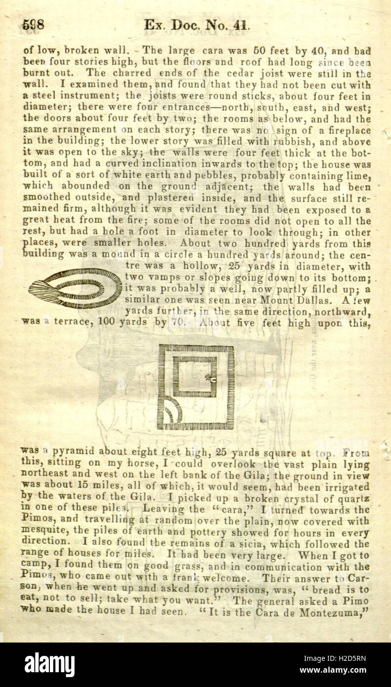 A military reconnaissance report detailing the journey from Fort ...