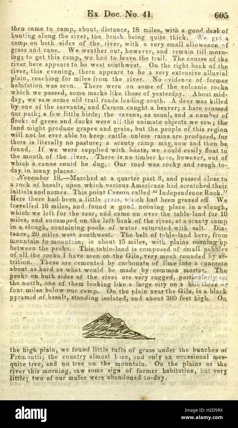 This military reconnaissance report outlines the journey from Fort ...