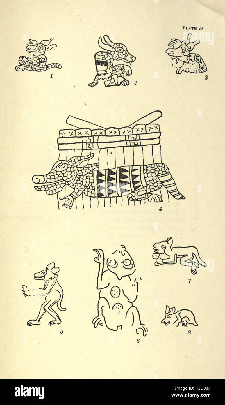 Mayan symbols of animals hi-res stock photography and images - Alamy