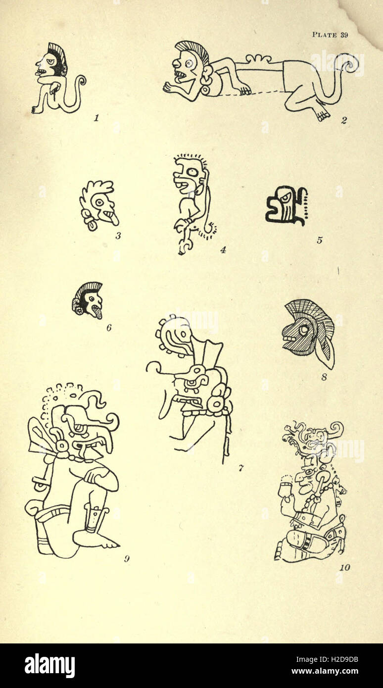 This work presents depictions of animal figures from the Maya codices ...