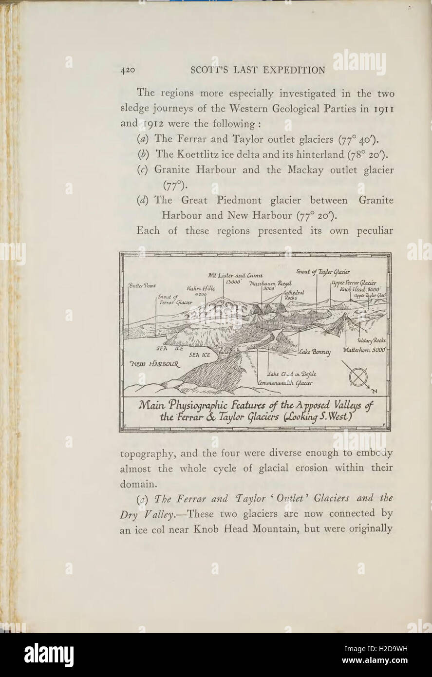 Scott's last expedition (Page 420 Stock Photo - Alamy