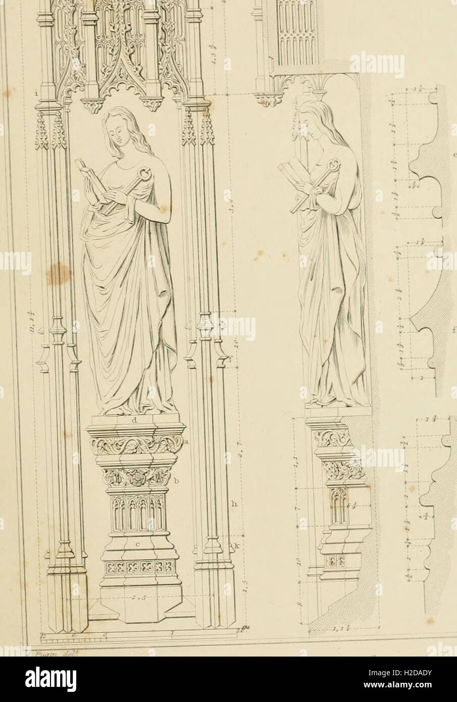 This work presents detailed plans and architectural drawings of Gothic ...