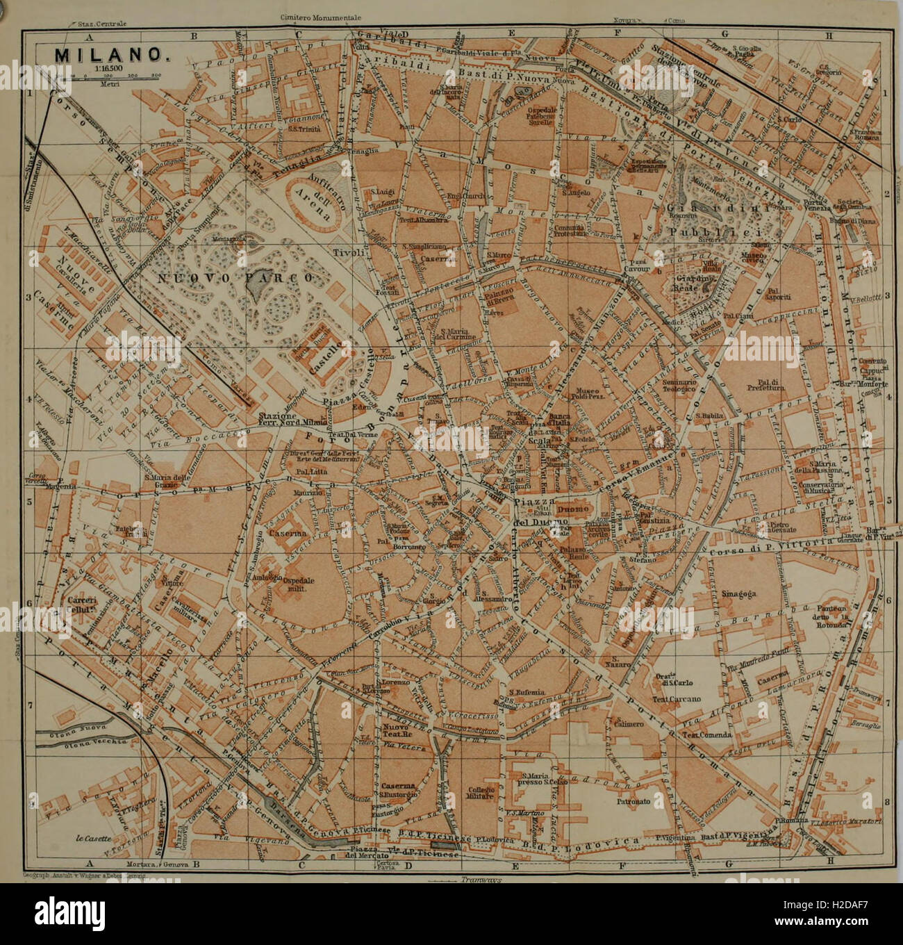 Map italy 1899 hi-res stock photography and images - Alamy