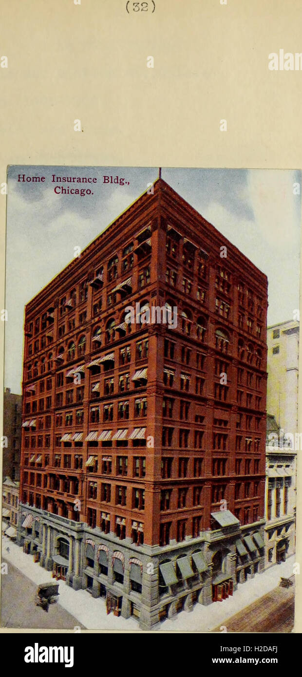 Tall buildings of Chicago and New York (1910) (1 Stock Photo - Alamy
