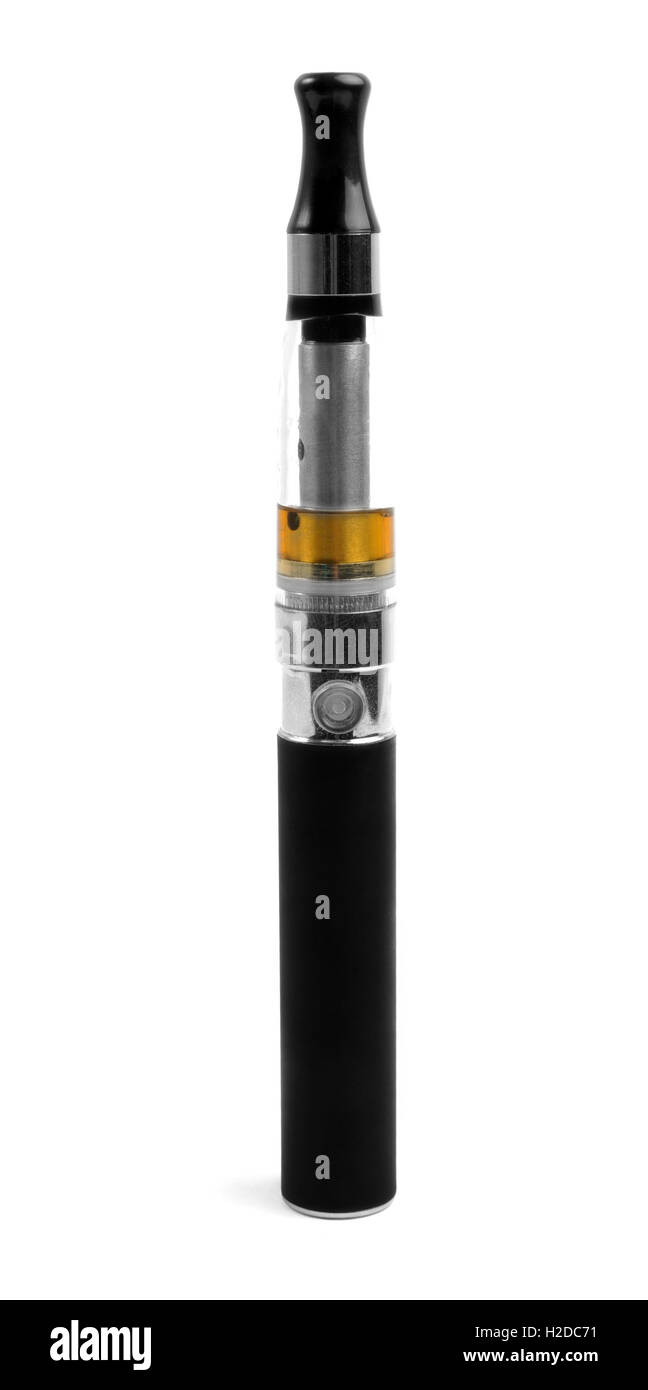 big electronic cigarette isolated on white Stock Photo - Alamy