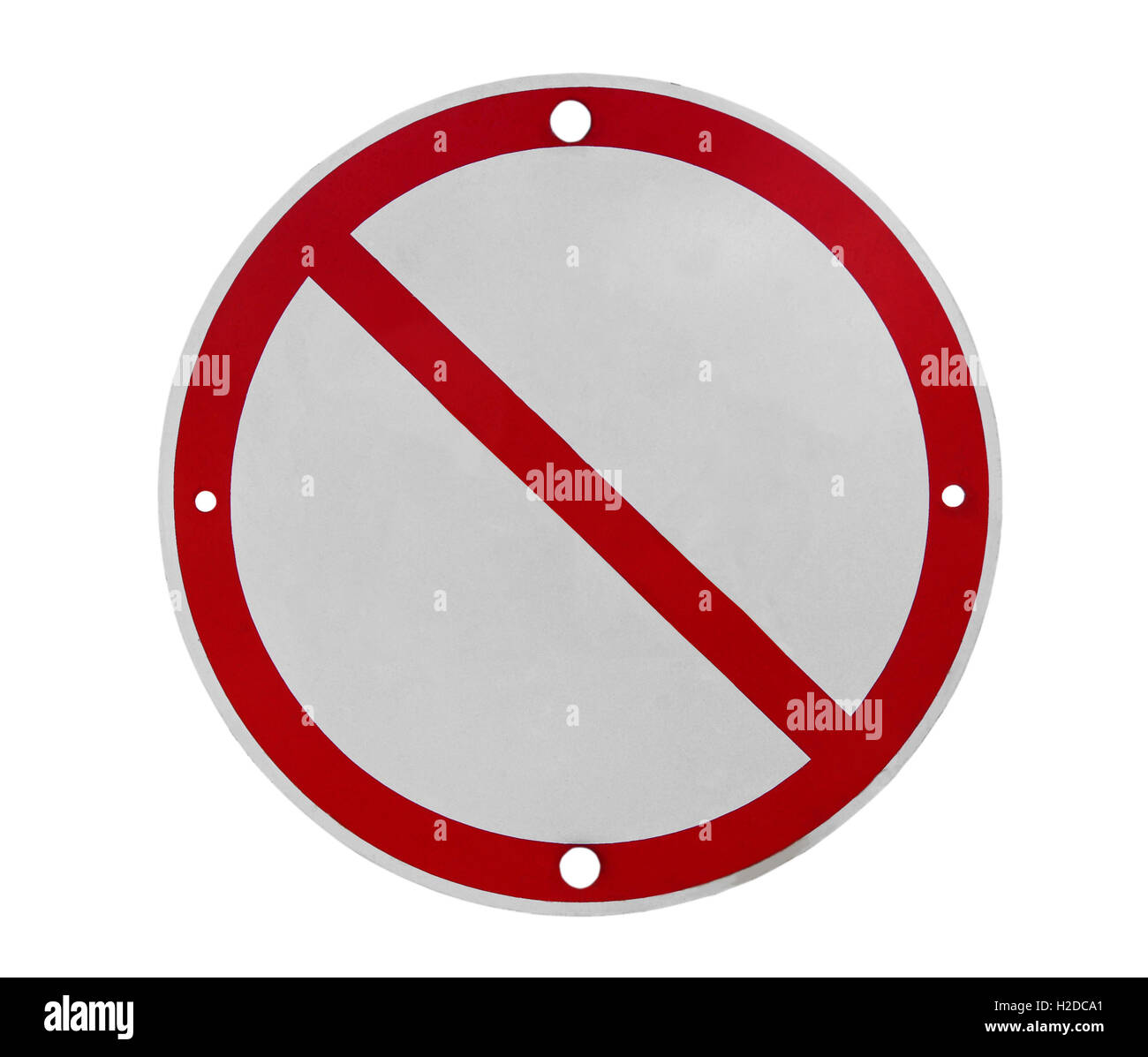 red road sign isolated on white Stock Photo - Alamy