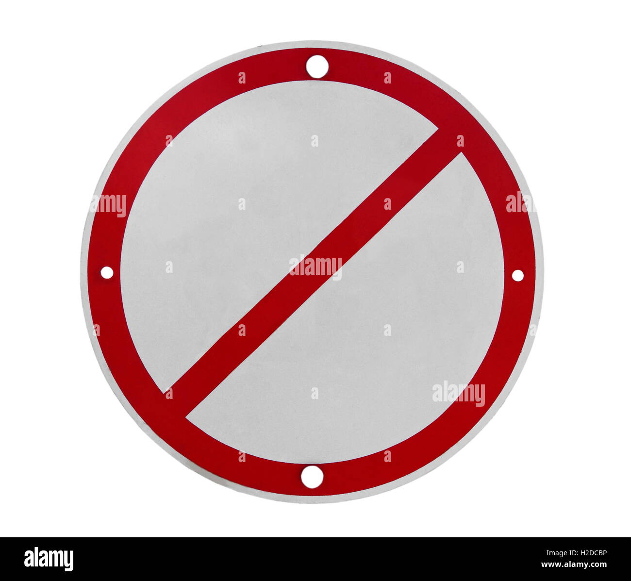 red road sign isolated on white Stock Photo - Alamy