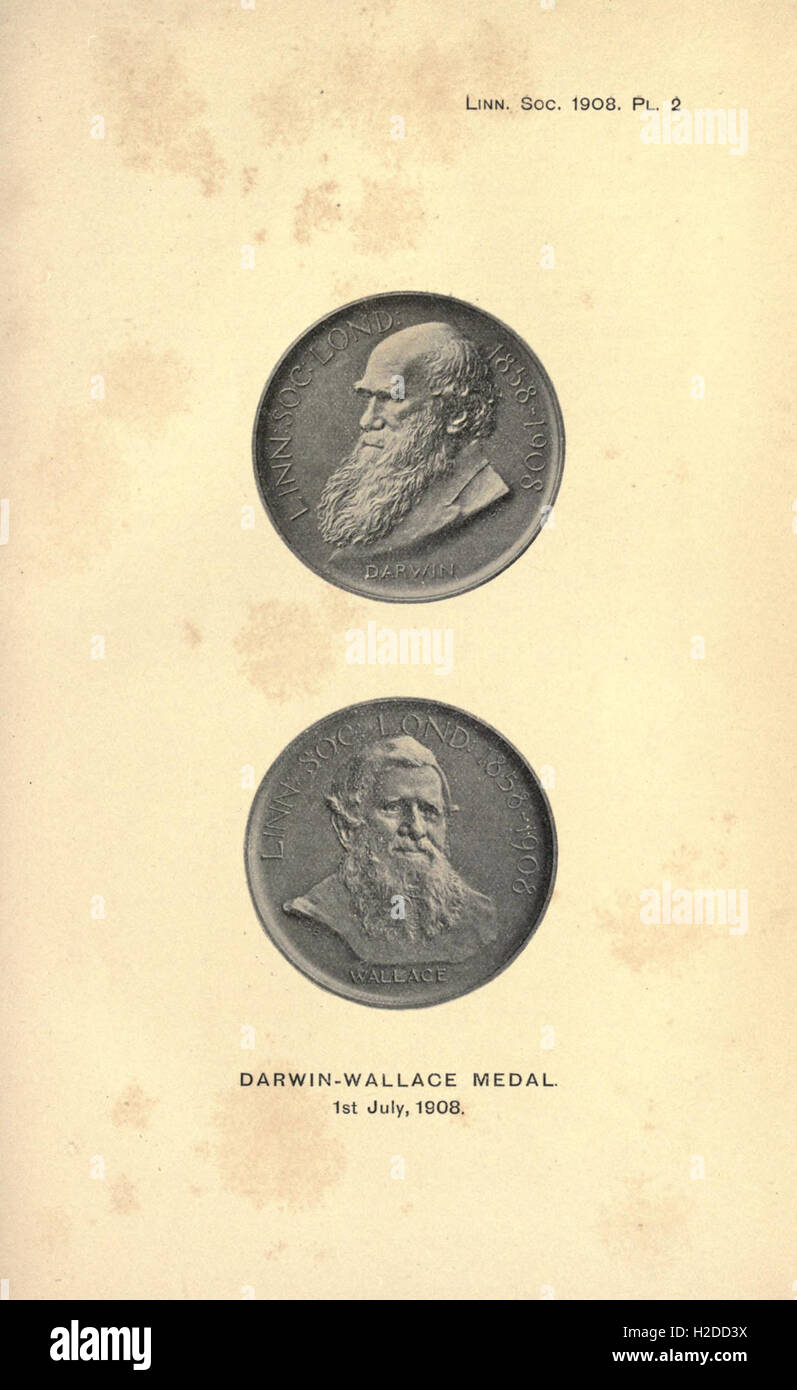 The Darwin-Wallace celebration on July 1st, 1908, commemorated the ...