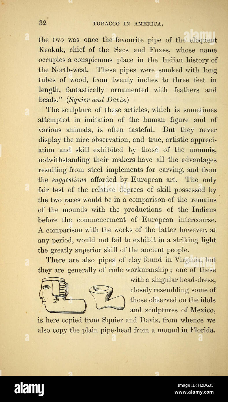 Page 32 discusses the cultivation, history, and uses of tobacco ...