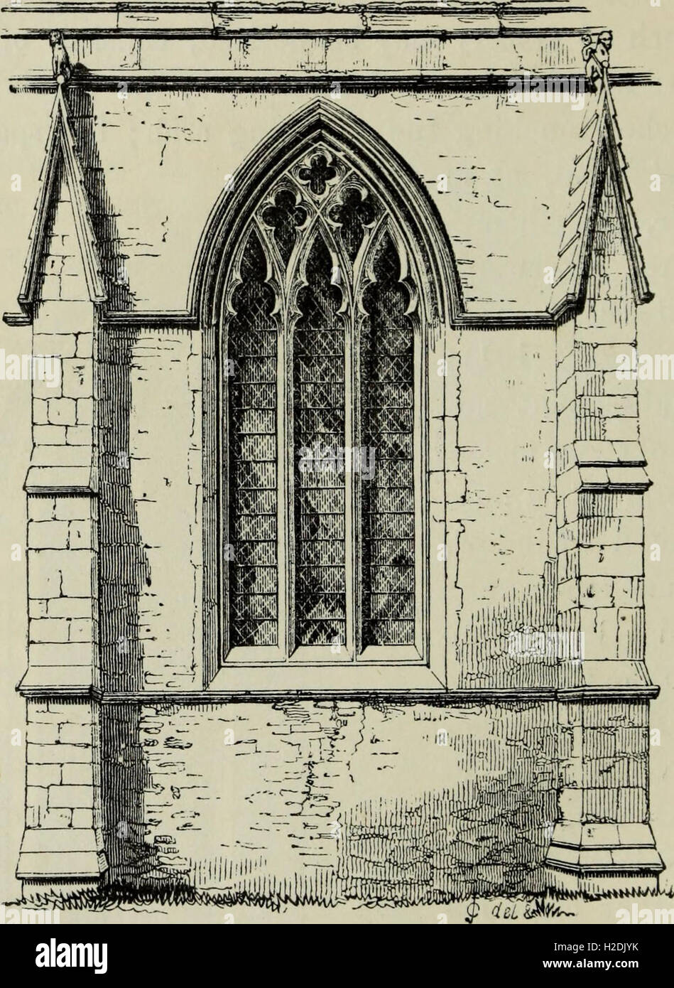 This historical text introduces the principles of Gothic architecture ...