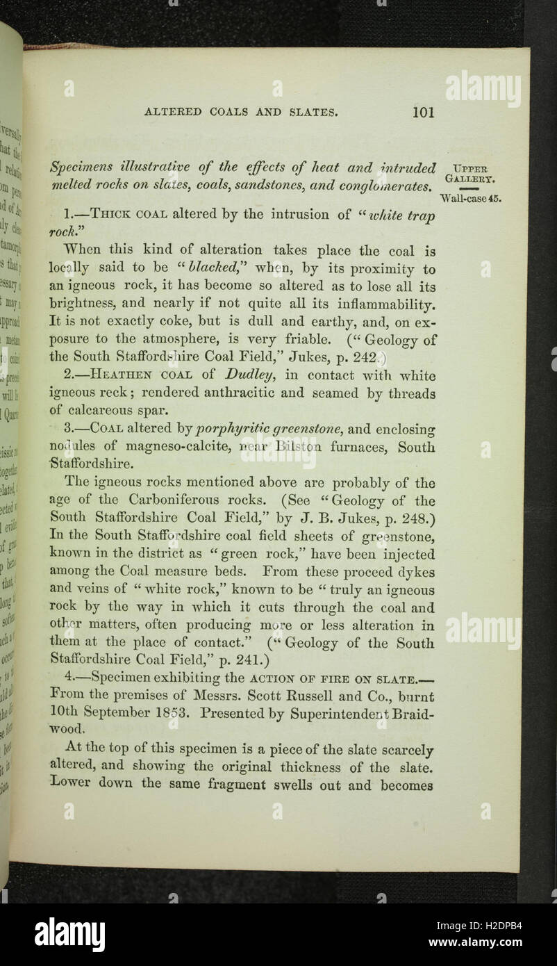 This catalogue provides descriptions and classifications of rock ...