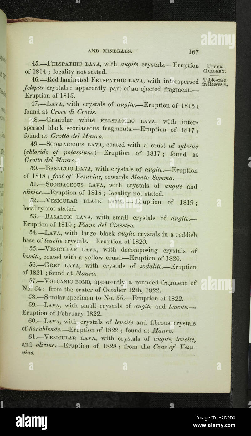 This catalogue provides detailed descriptions of rock specimens in the ...