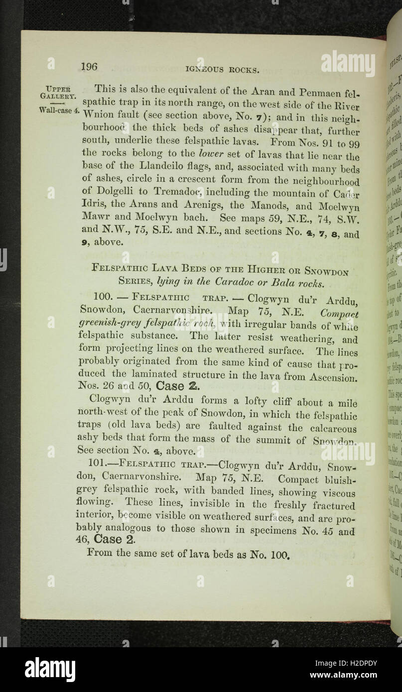 This catalog provides a detailed description of rock specimens housed ...