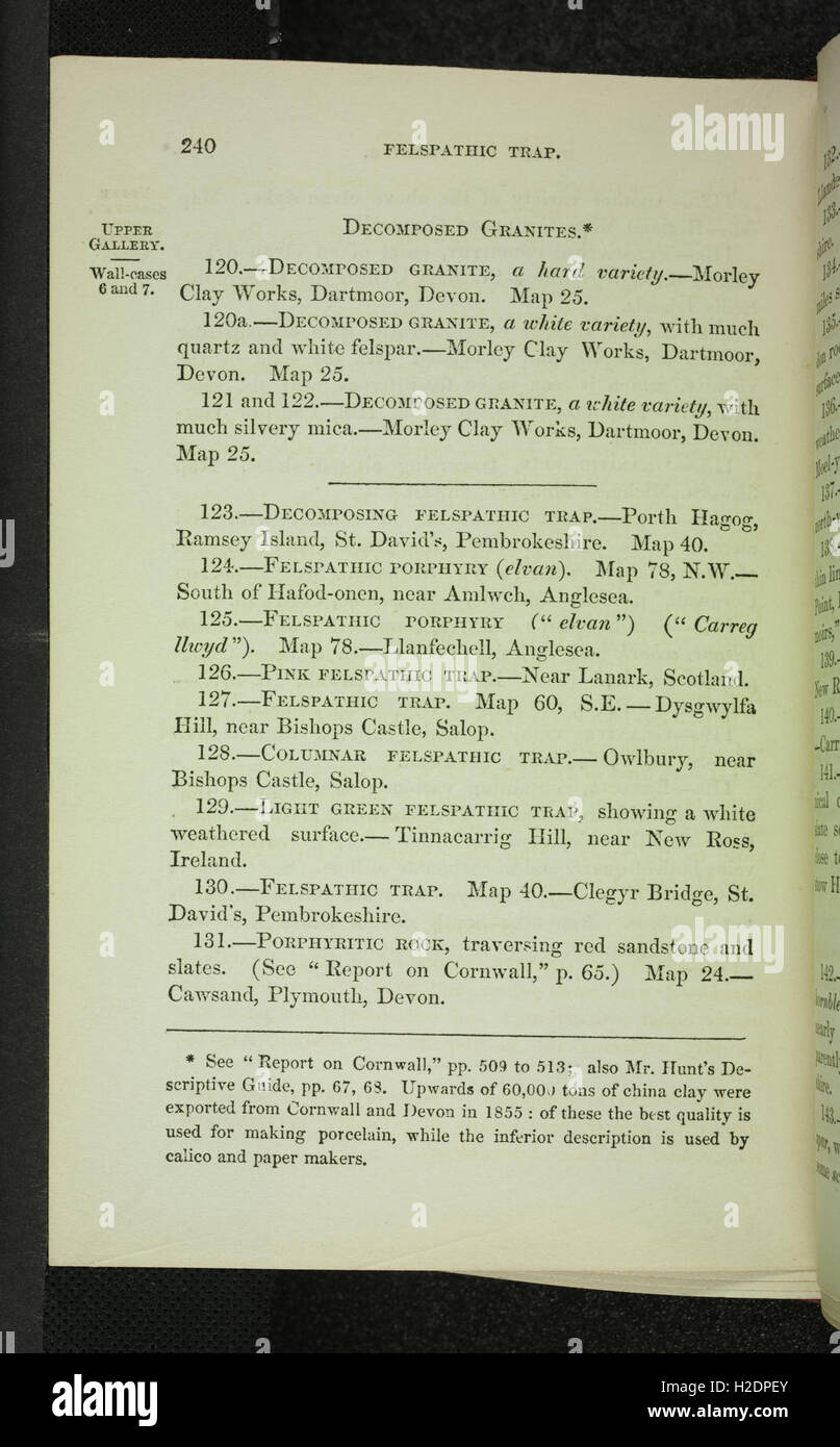This catalogue provides a detailed description of rock specimens housed ...