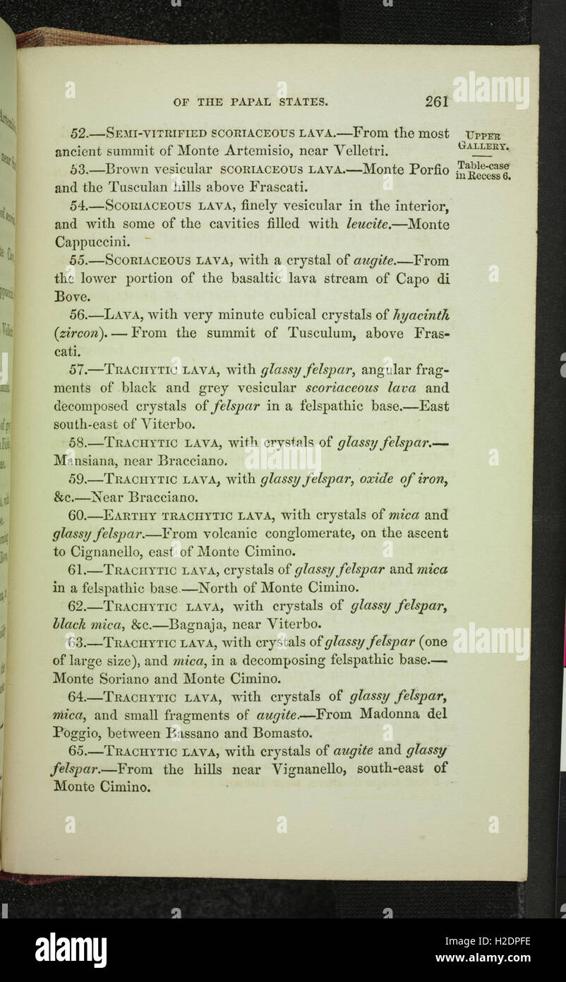 This catalogue provides a detailed description of rock specimens in the ...