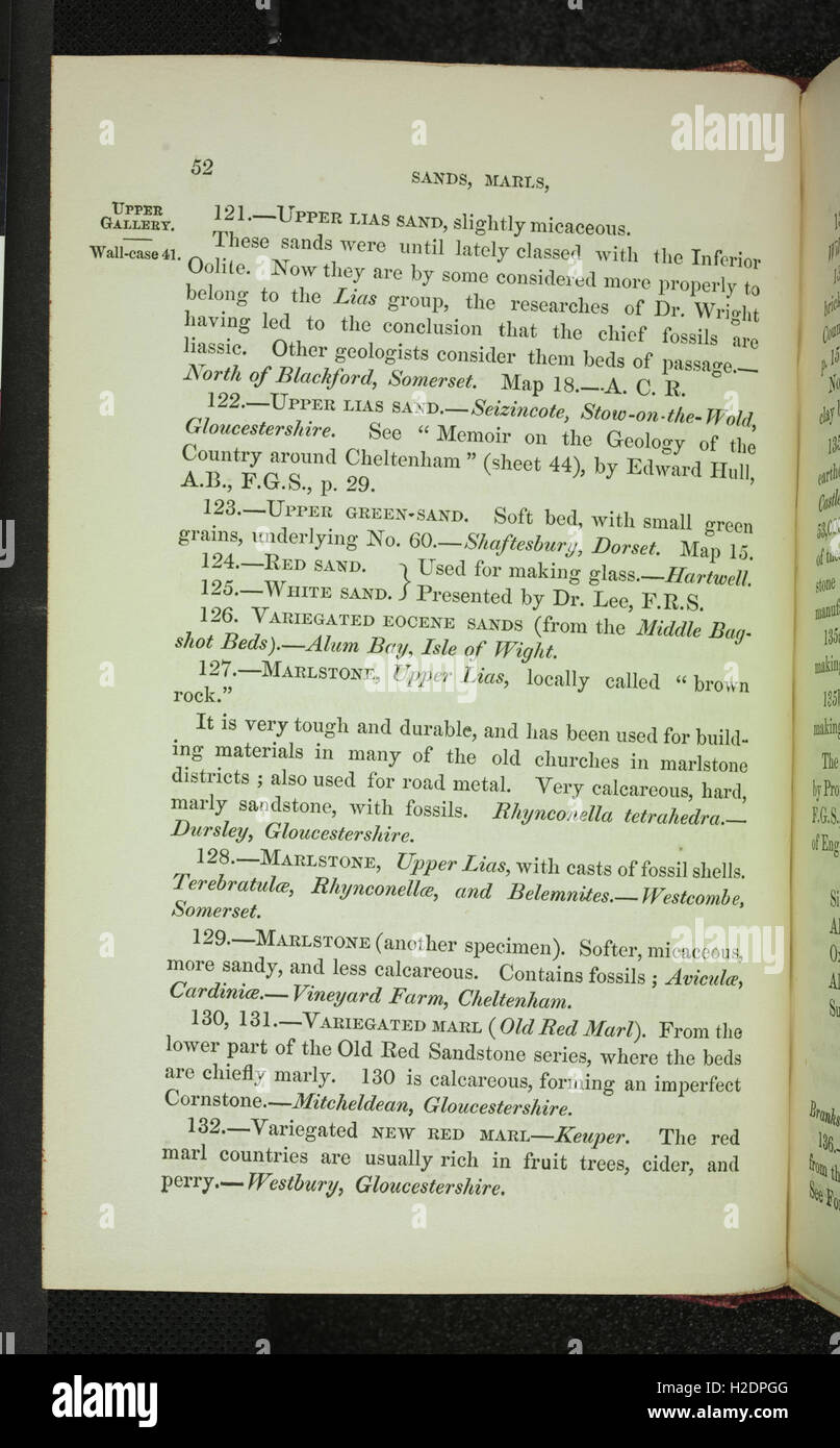 This catalogue offers a detailed description of the rock specimens ...