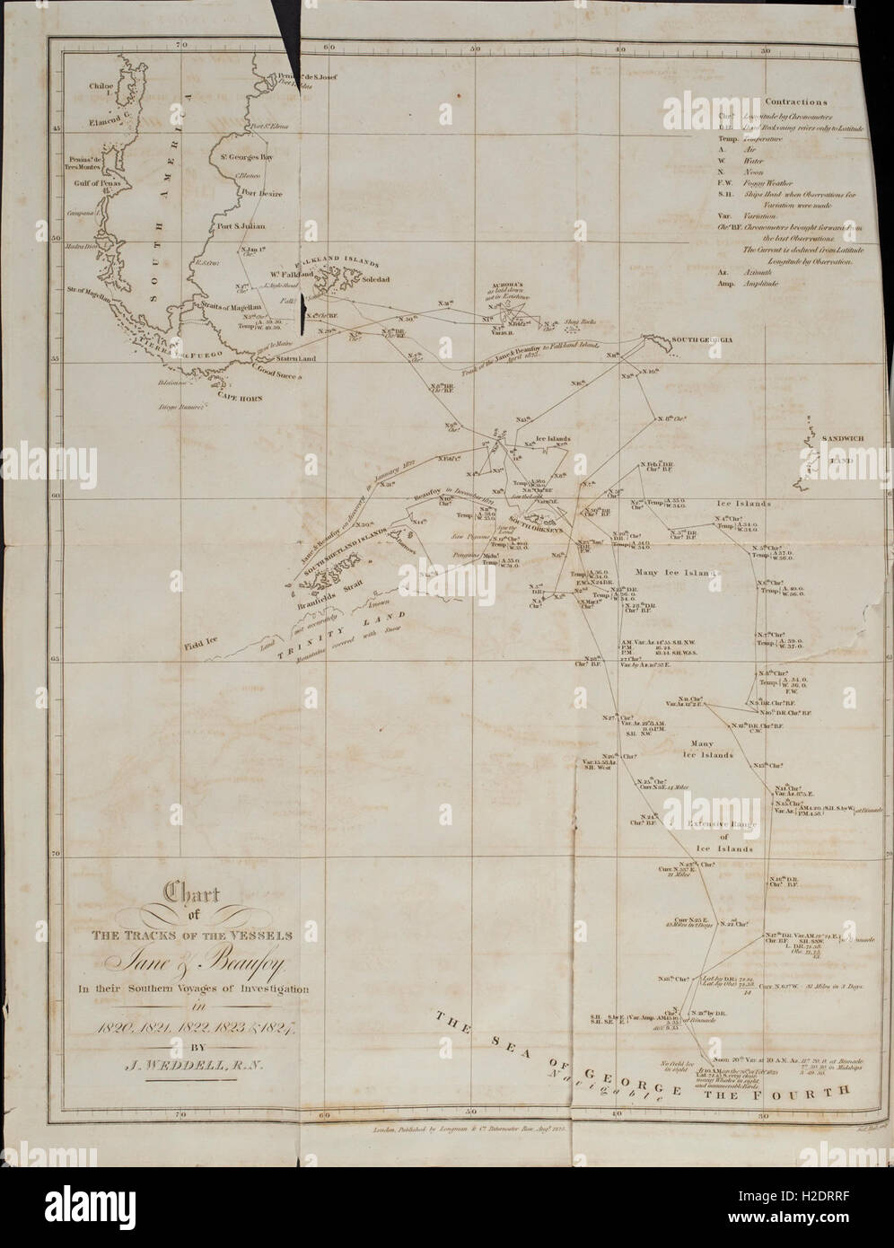 This expedition document details the journey towards the South Pole ...