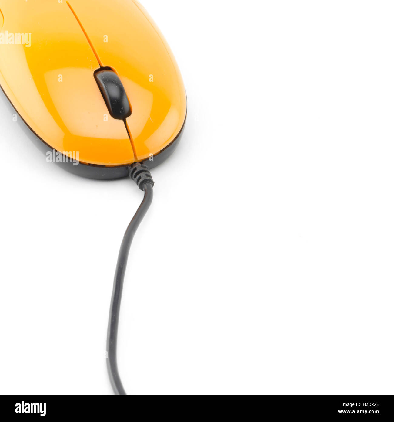 orange mouse isolated on white Stock Photo - Alamy