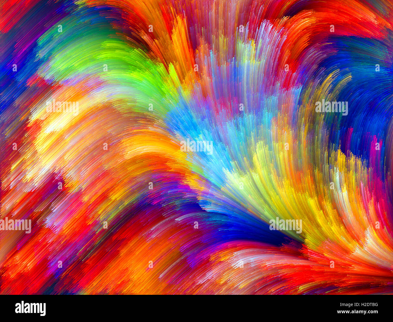 Waves of Color Stock Photo - Alamy