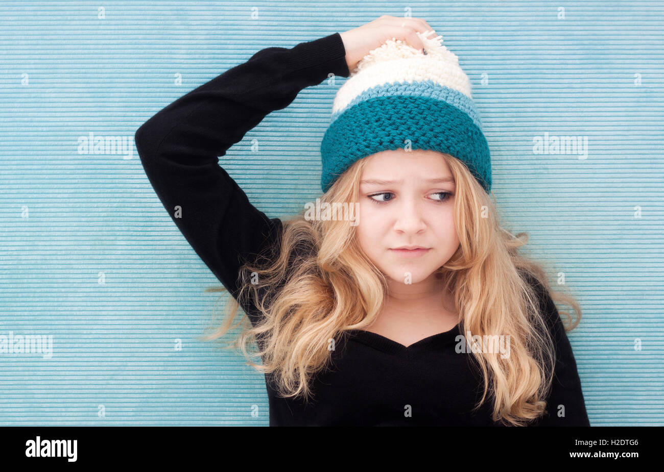confused teenage girl Stock Photo - Alamy