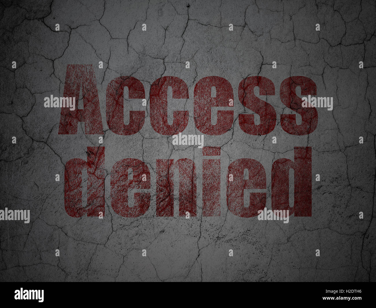 Safety concept: Access Denied on grunge wall background Stock Photo - Alamy