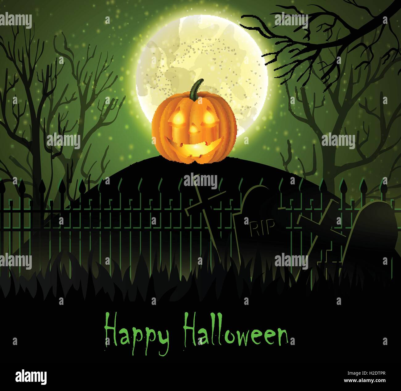 Halloween spooky background Stock Vector Image & Art - Alamy