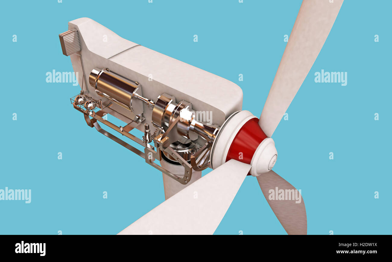 wind turbine section Stock Photo - Alamy