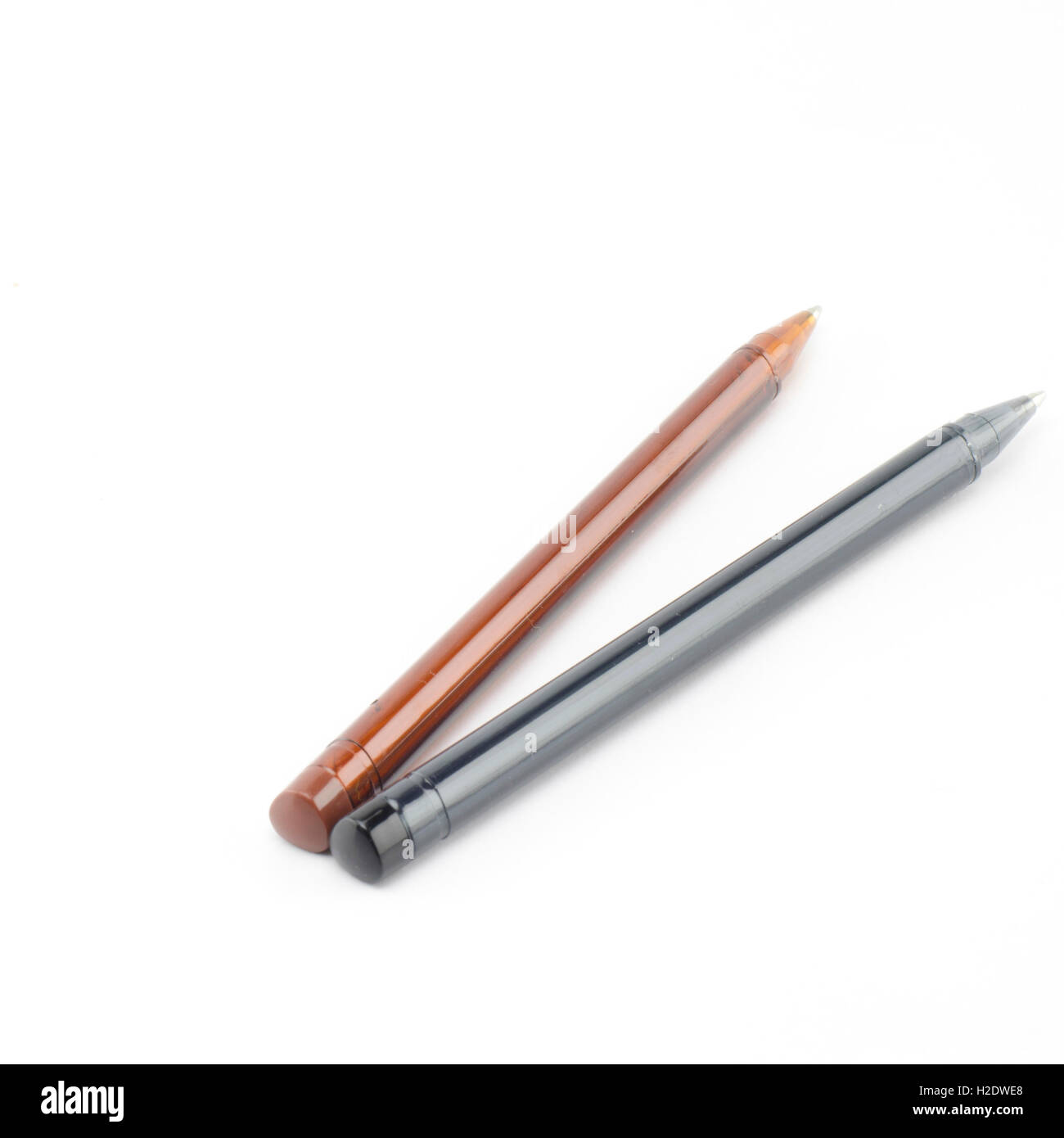 colorful pens isolated on white Stock Photo - Alamy