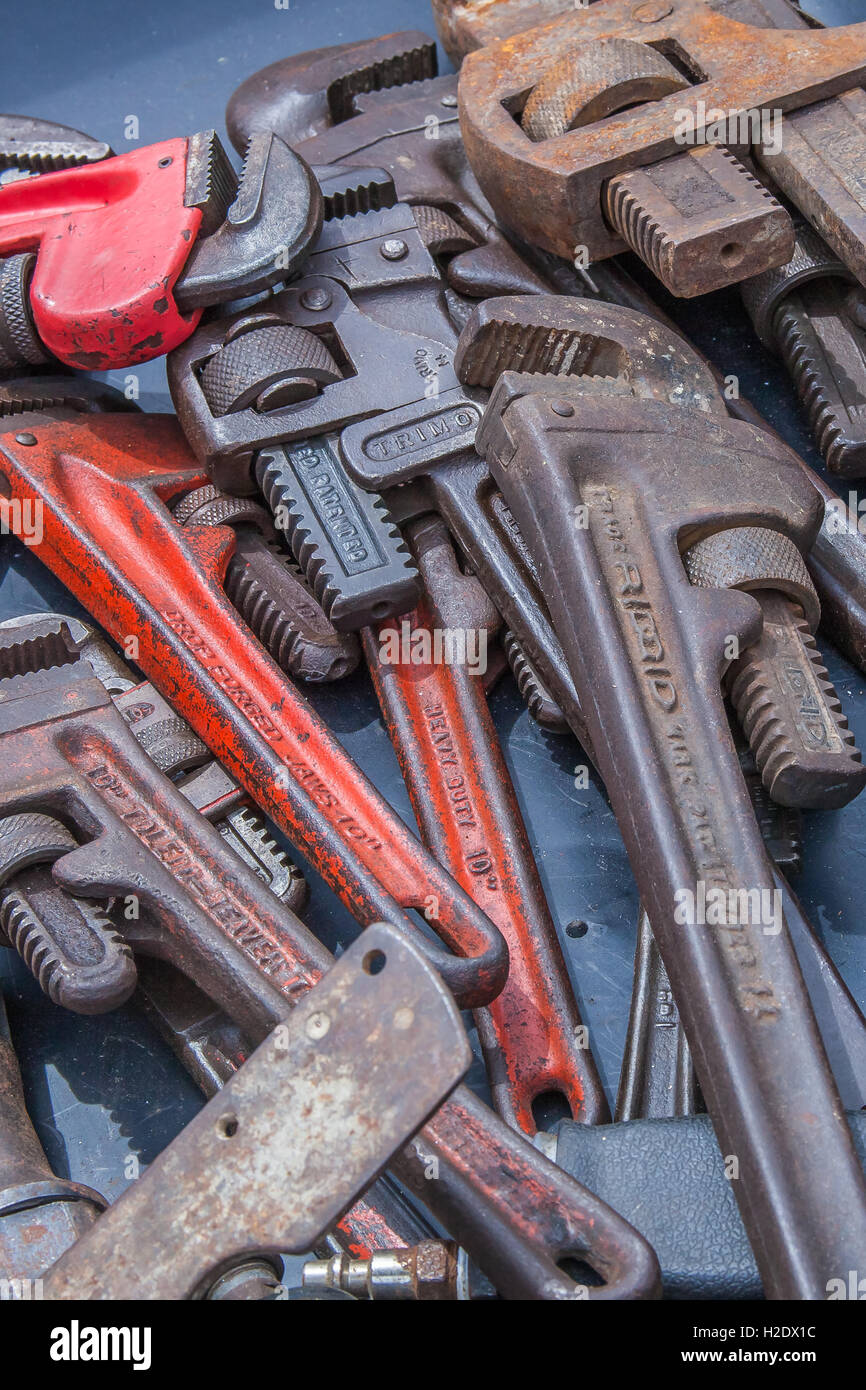 Rusty red pipe hi-res stock photography and images - Alamy