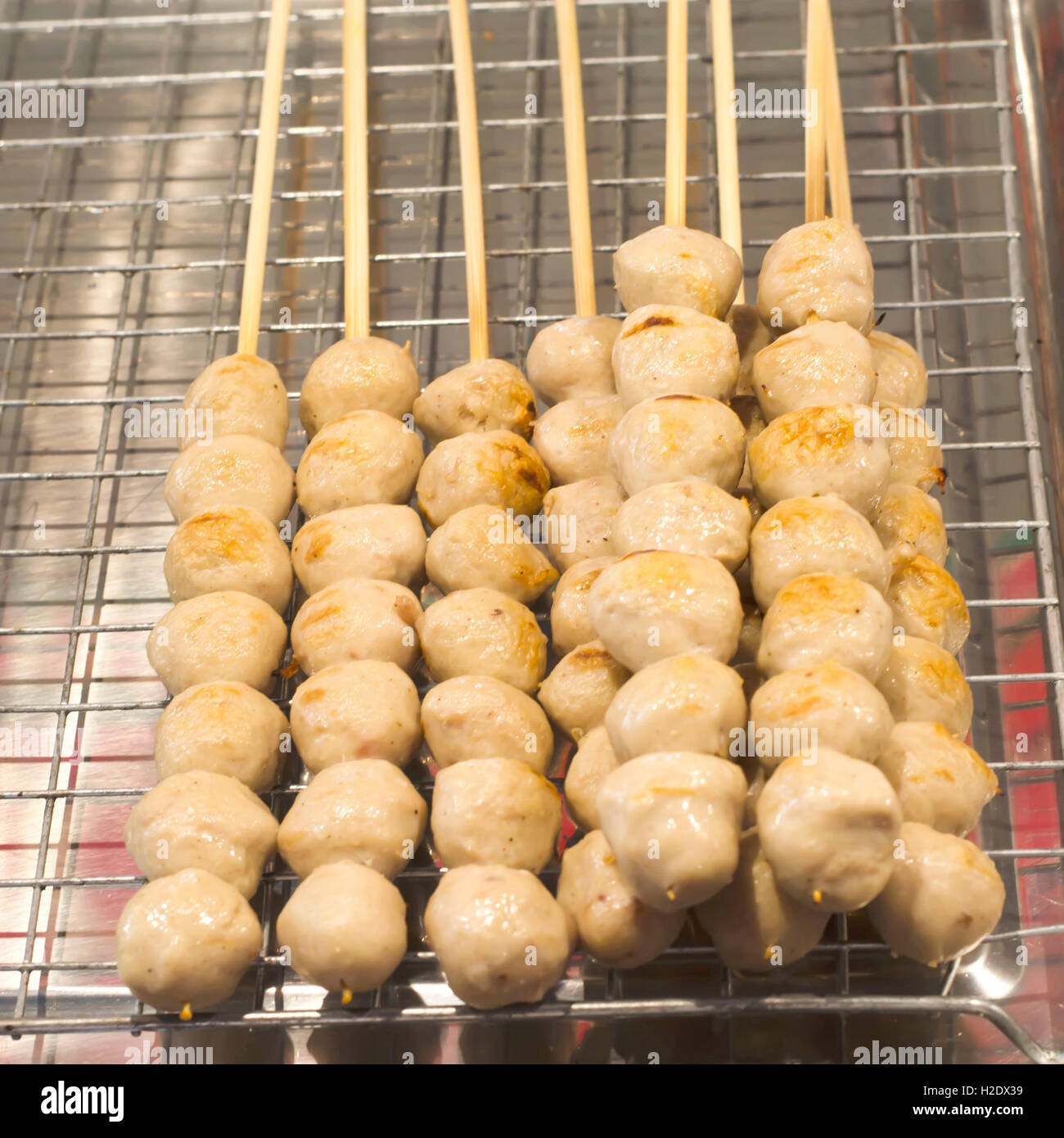 grilled meal ball Stock Photo - Alamy