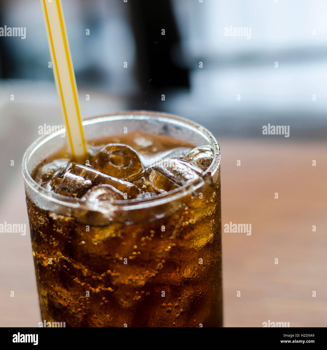 dark soda in resturant Stock Photo - Alamy