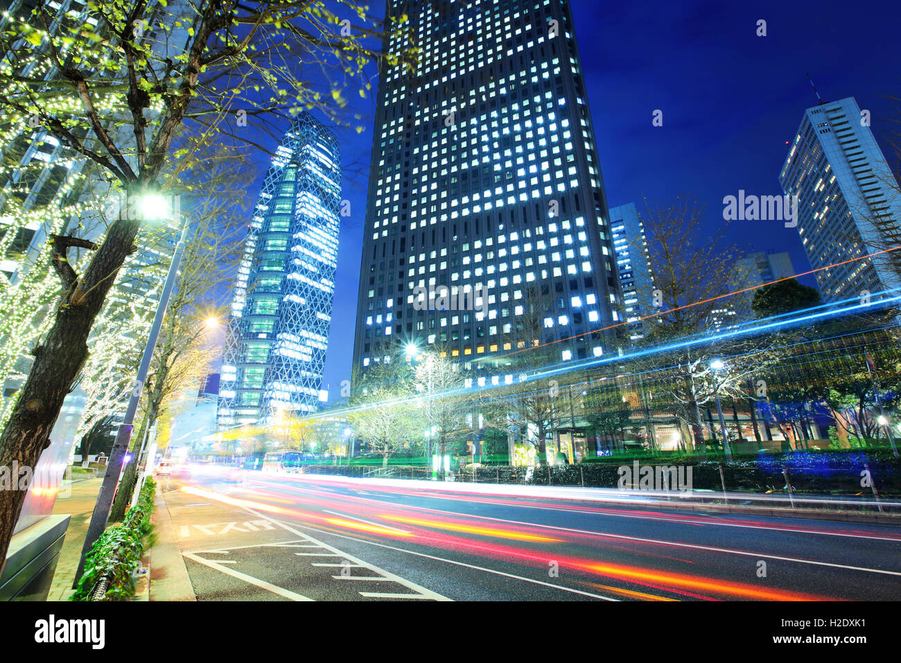 Traffic in Tokyo city Stock Photo - Alamy