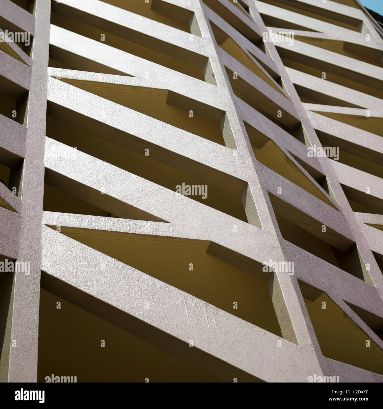 building texture and blue sky Stock Photo - Alamy