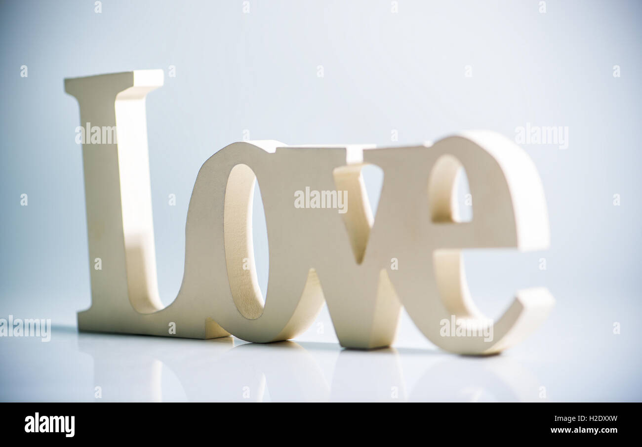 The word LOVE Stock Photo - Alamy