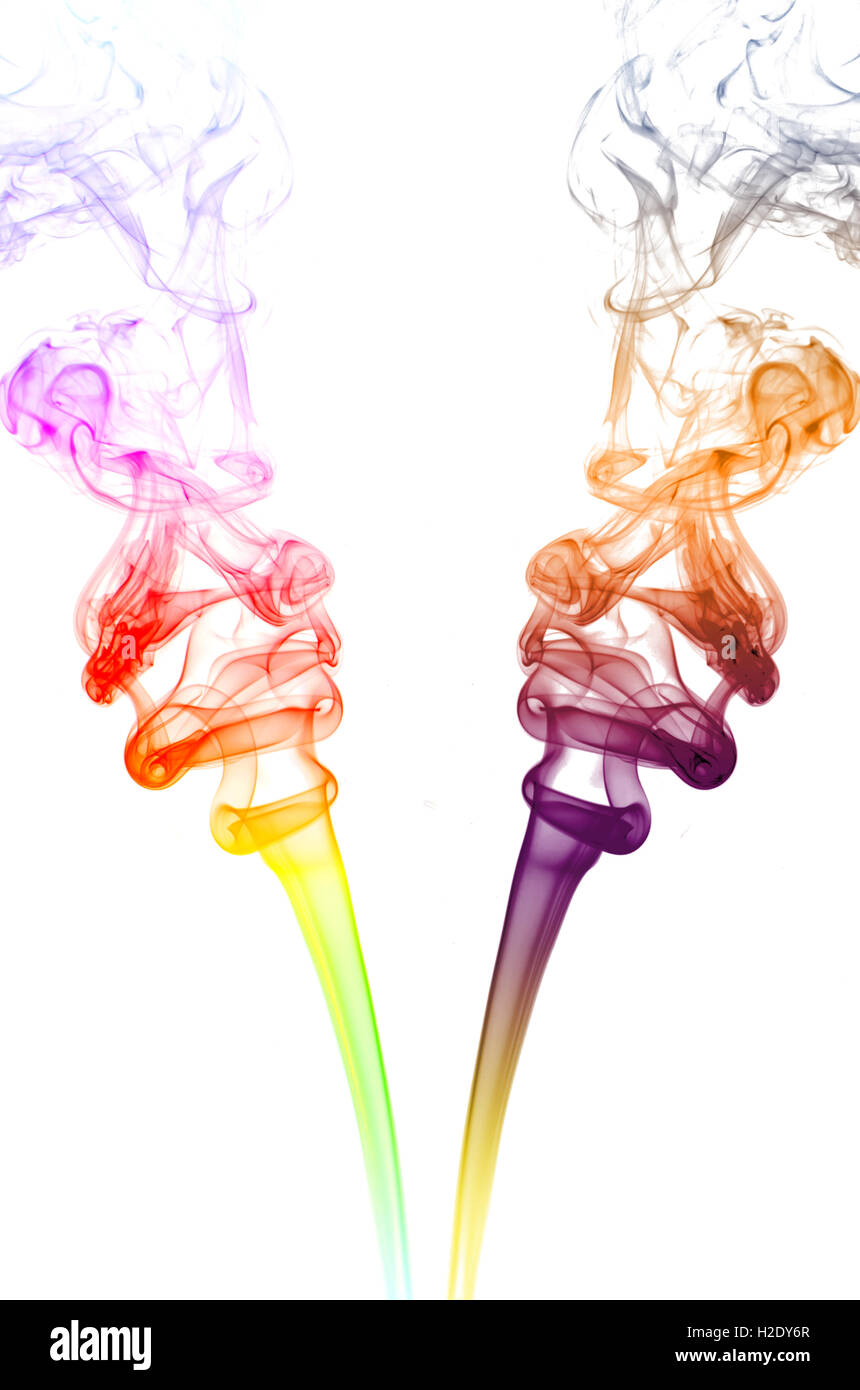 White vapour smoke curve hi-res stock photography and images - Alamy