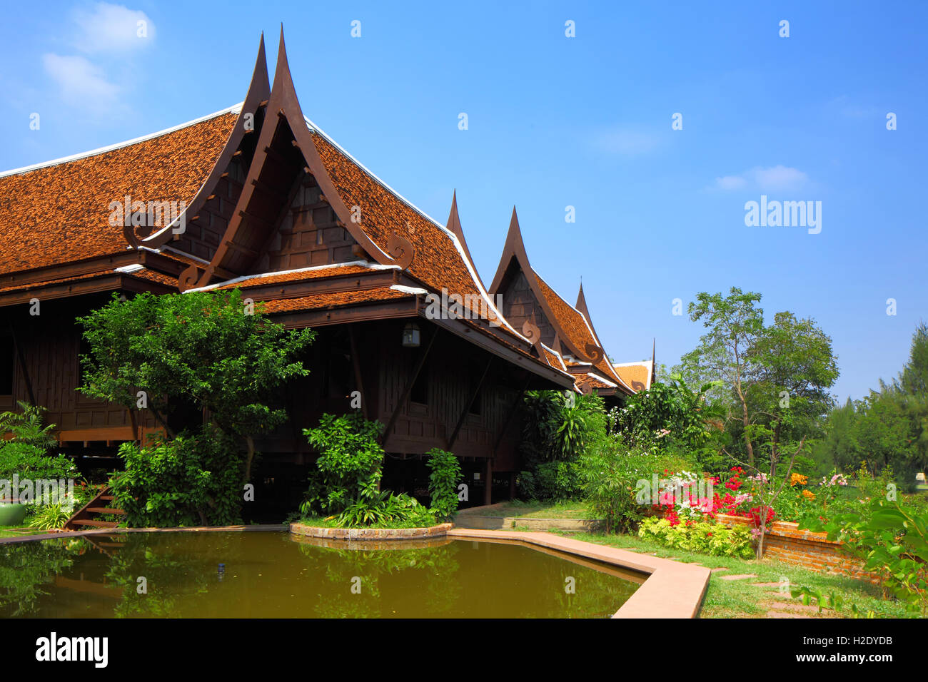 Thailand style house Stock Photo - Alamy
