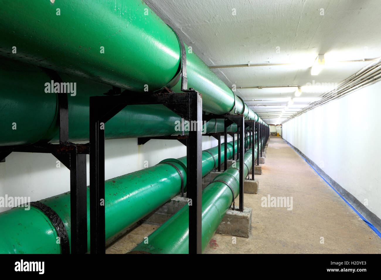 Drainage pipe in underground Stock Photo - Alamy