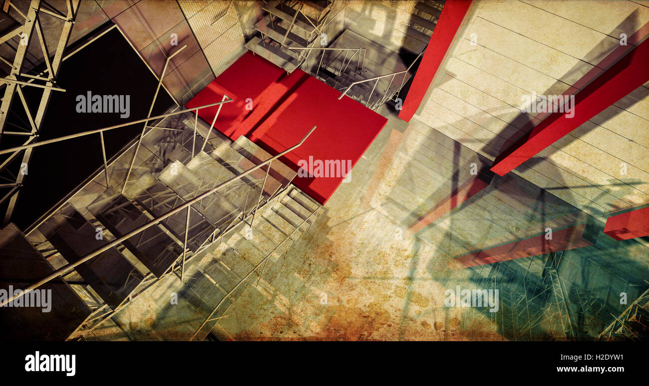 laboratory. Modern industrial interior, stairs, clean space in i Stock ...