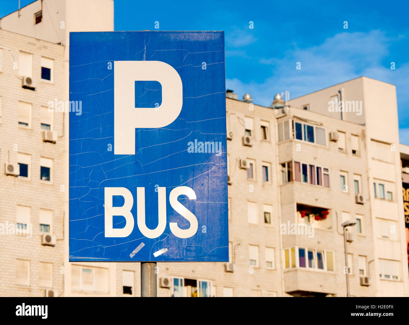 Bus parking area hi-res stock photography and images - Alamy
