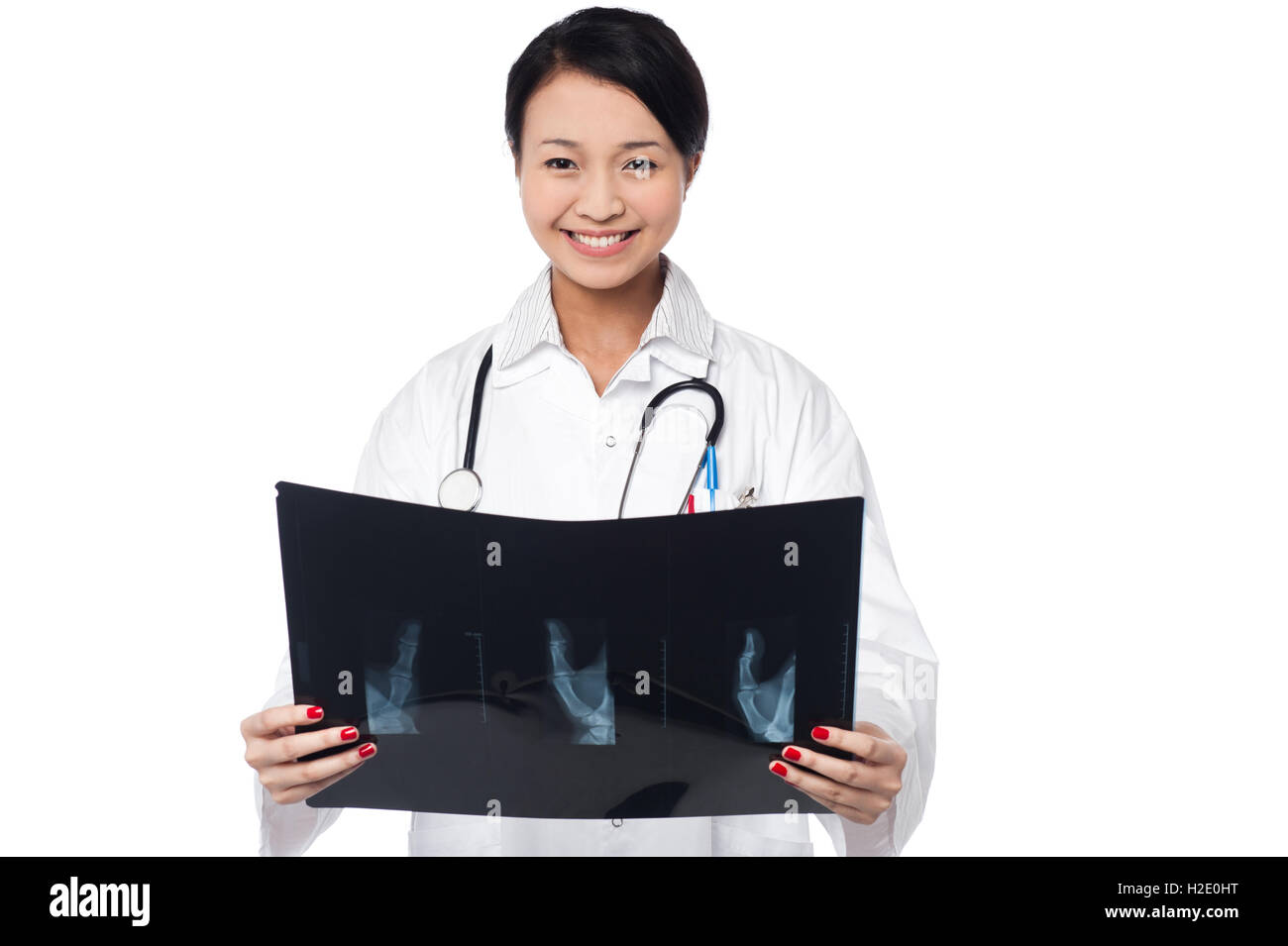 Female doctor analyzing patient's x-ray Stock Photo - Alamy