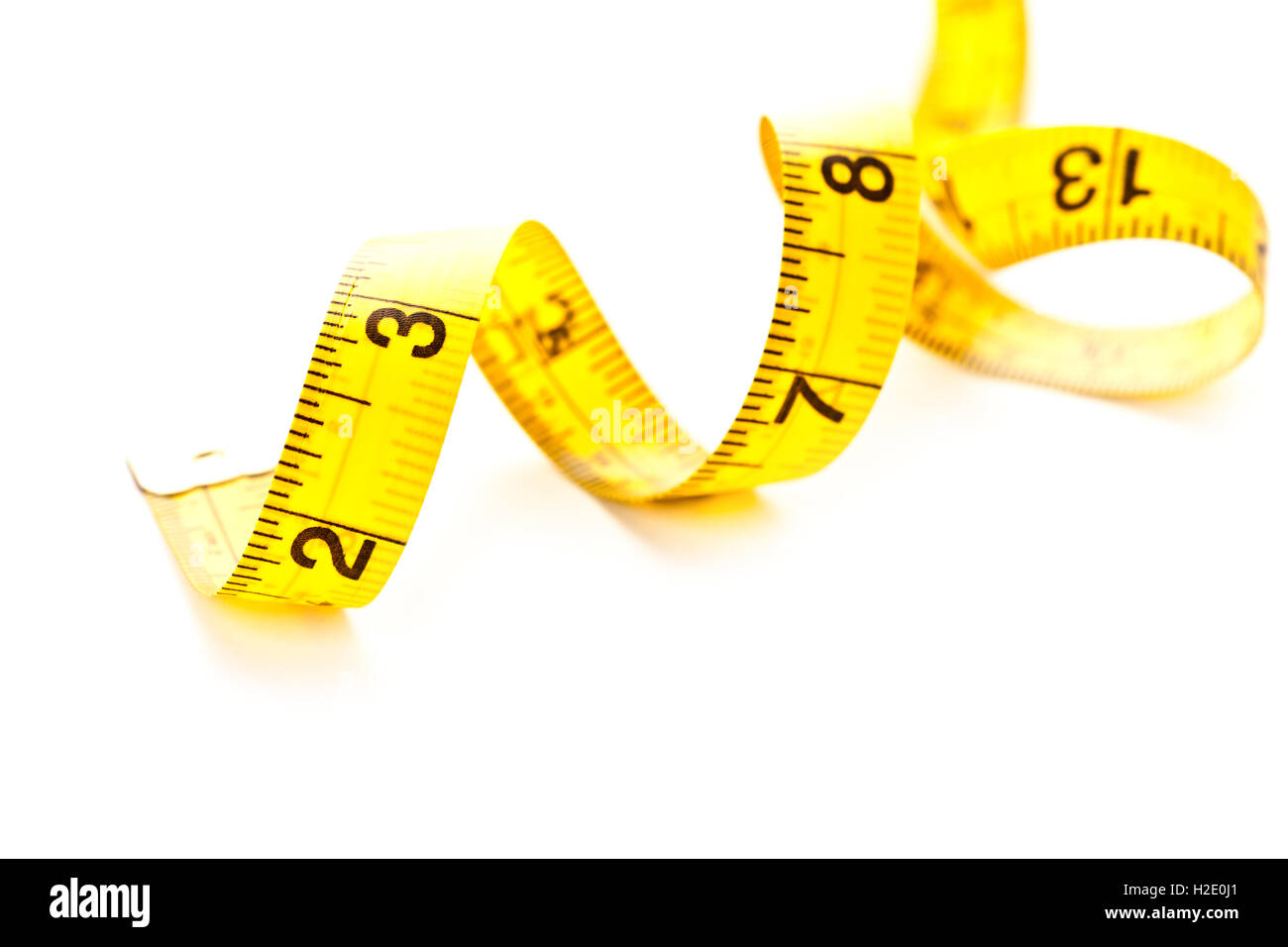 yellow measuring tape Stock Photo - Alamy