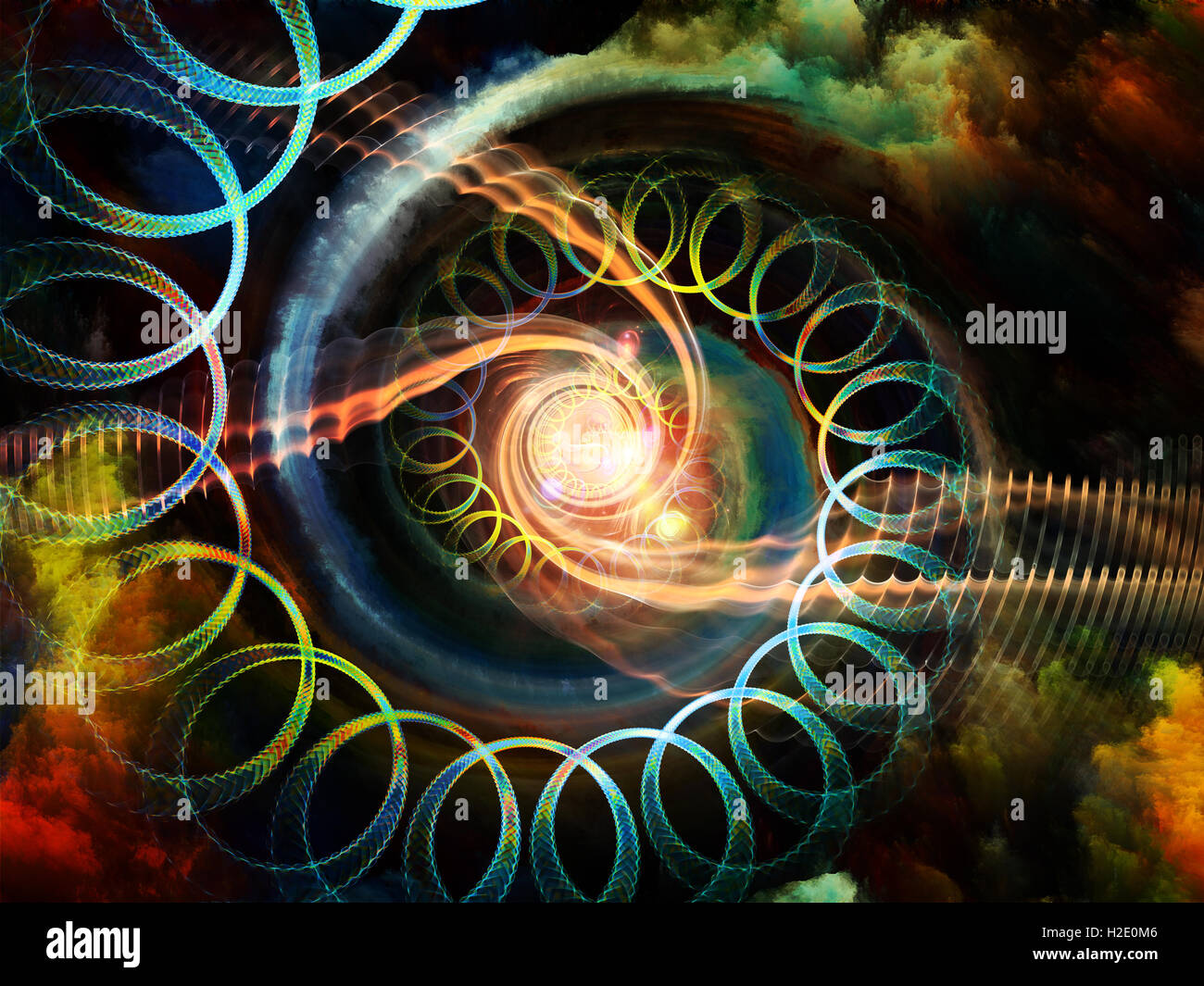 Inside Motion Vortex Stock Photo - Alamy