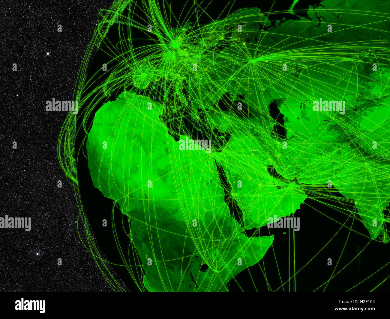 Emea map illustration hi-res stock photography and images - Alamy