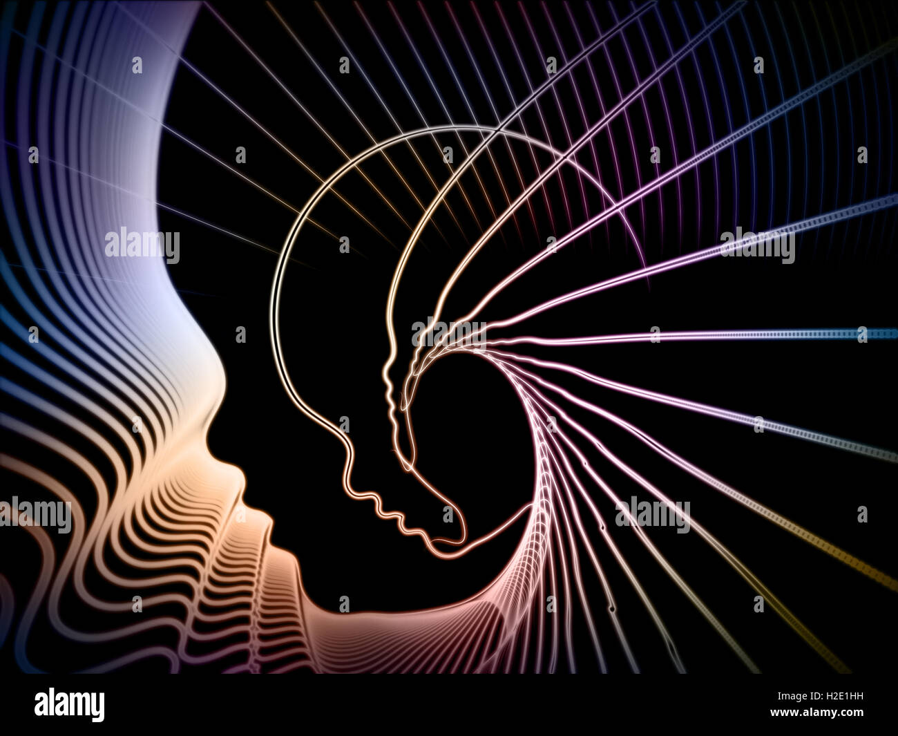 Soul Geometry Metaphor Stock Photo - Alamy