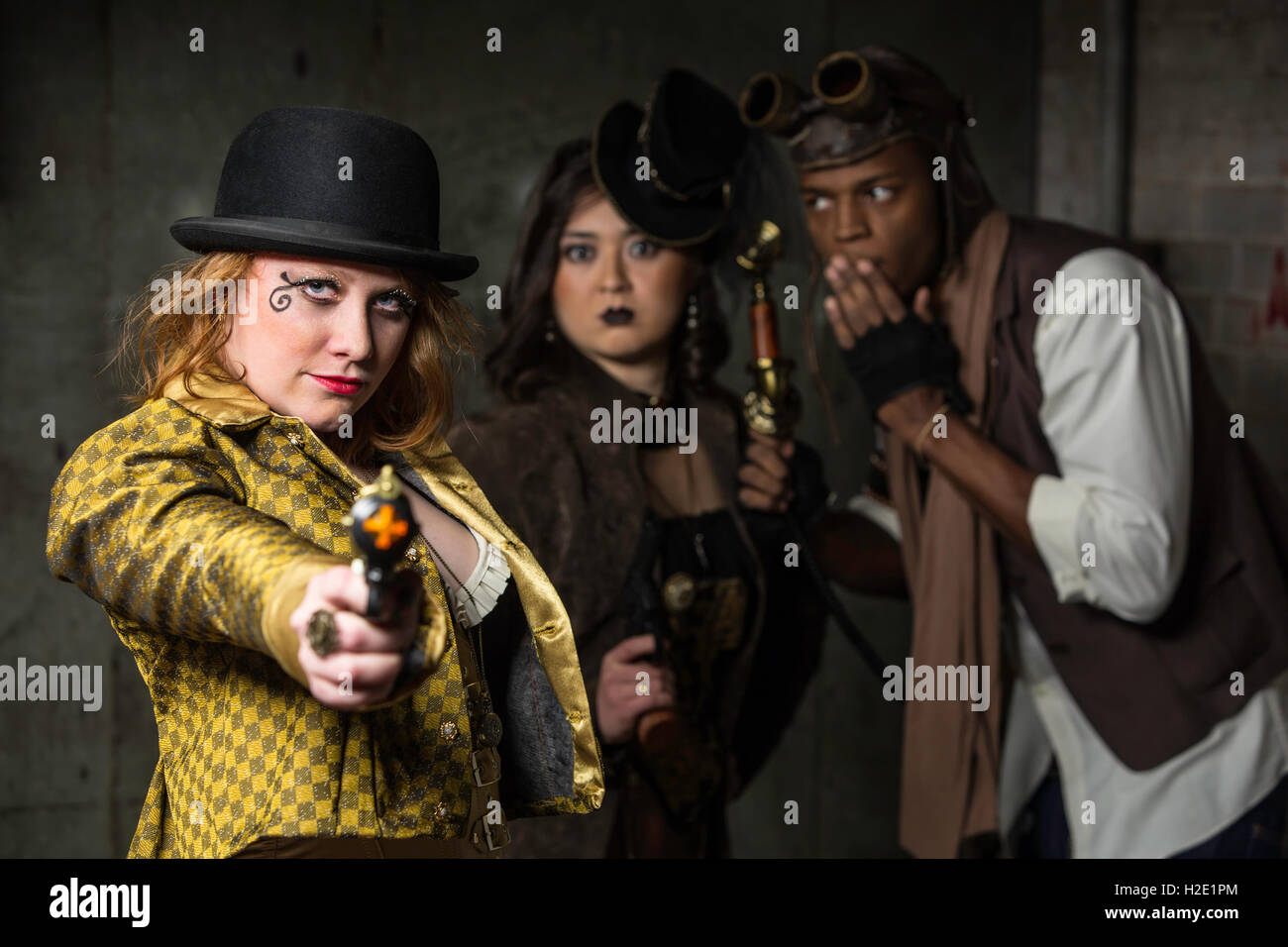 Steam punk weapon hi-res stock photography and images - Alamy