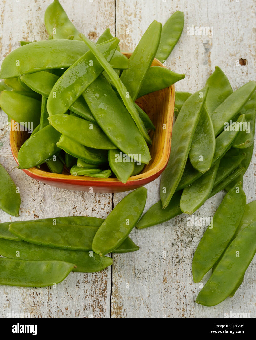 Edible Podded Peas Stock Photo - Alamy