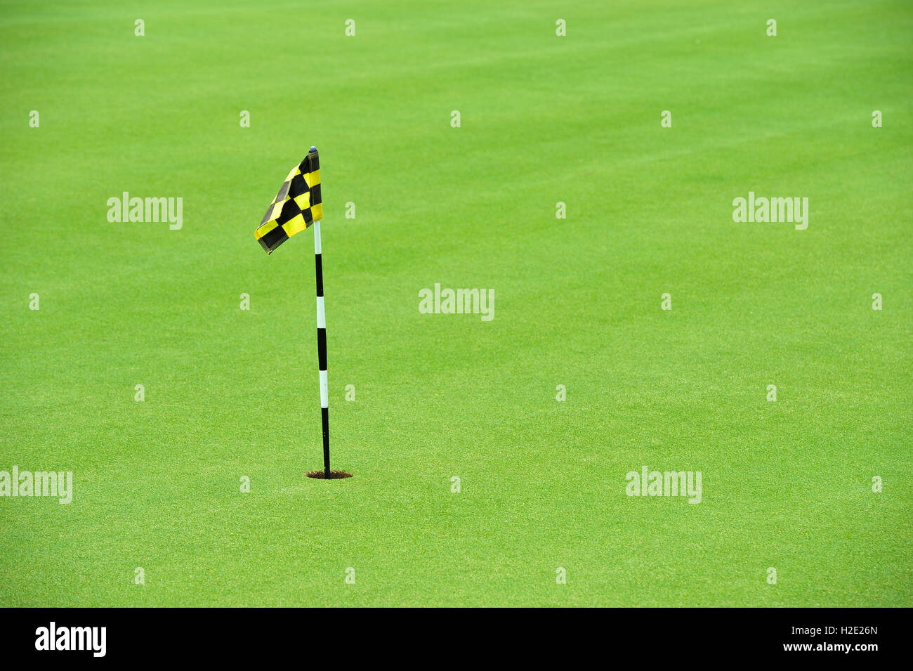 Practice Golf Putting Hole Stock Photo - Alamy