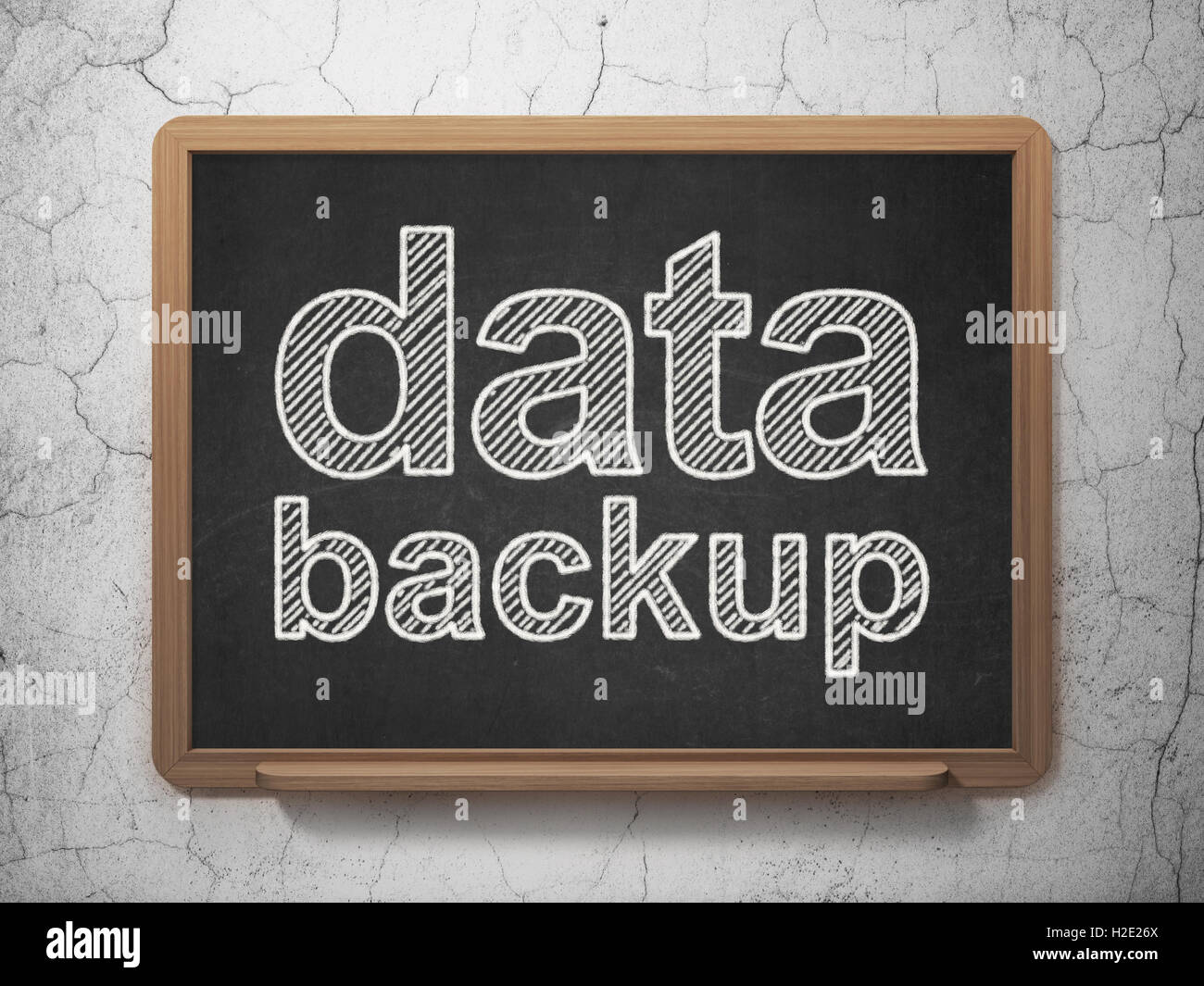 Data concept: Data Backup on chalkboard background Stock Photo - Alamy