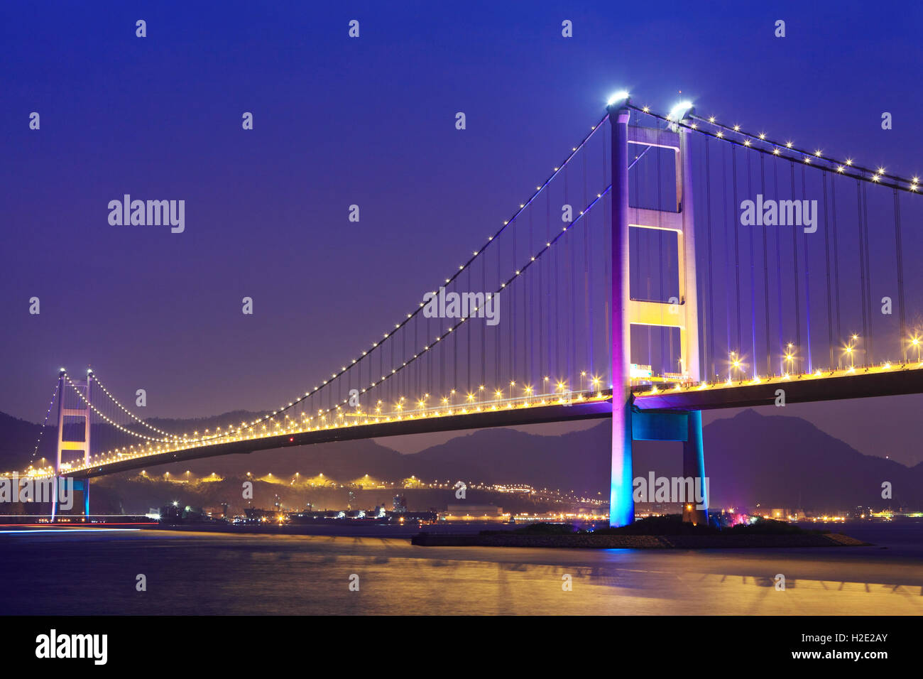 Hong Kong bridge Stock Photo - Alamy