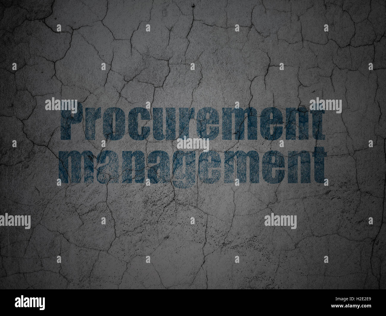 Finance concept: Procurement Management on grunge wall background Stock ...